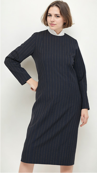 Panel Dress with Sleeves PDF Sewing Pattern / Block by Angela Kane